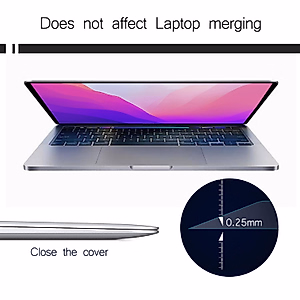 UUONDO Tempered Glass Screen Protector for MacBook Pro 13 M2 M1 (2022-2016)/MacBook Air 13 M1 (2021-2018 A2337 A2179 A1932) /MacBook Pro 13 A2289 A2251 A2159 A1706 A1708