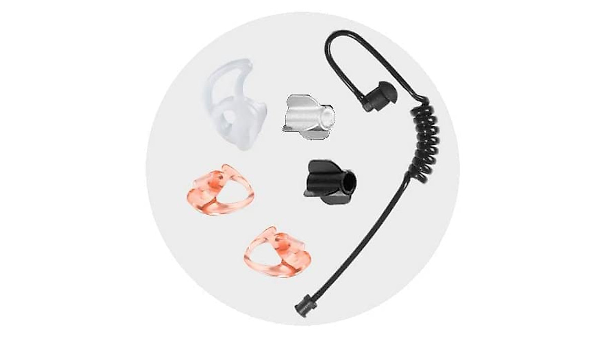 Radio Earpiece for Harris XG/XL Radios - Discreet Police-Grade Microphone