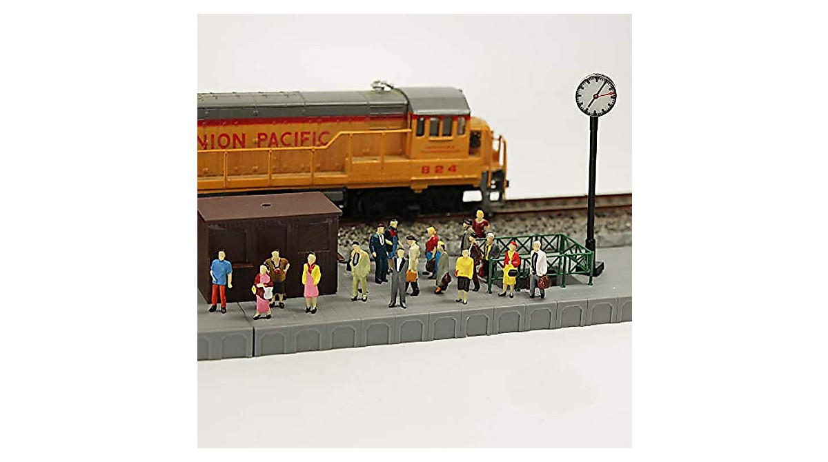 All Standing Pose Figures for HO Scale Model Trains - 40 Pack