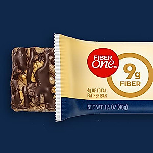 Fiber One Chewy Bars, Oats & Chocolate, Fiber Snacks, Mega Pack, 15 ct