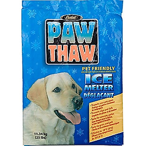 Pestell 683051 Paw Thaw Ice Melt for Pets, 25-Pound Bag