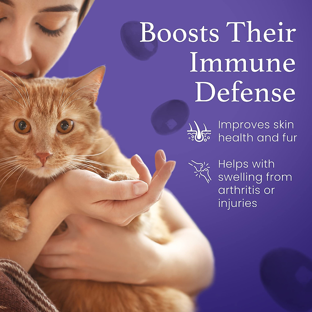 ESS60 Olive Oil for Cats - Organic Extra Virgin Olive Oil, Pure C60 ESS60 (.8 mg/mL) & Natural Salmon Essence to Support Your Cats’ Flexibility, Energy, Immunity, Longevity - 3 oz