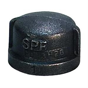 Anvil International 0818900730 Imported Malleable Iron Cap, 2", Black