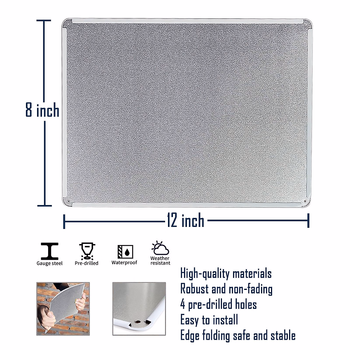 Funny Beware Of Dog Sign - 8x12 Inch Tin Sign For Fence Warning