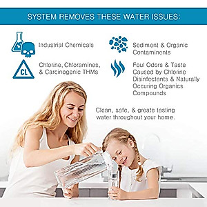 Premier Whole House Salt-Free Water Softener/Conditioner 20 GPM and Backwash Carbon Filtration System w/KDF55