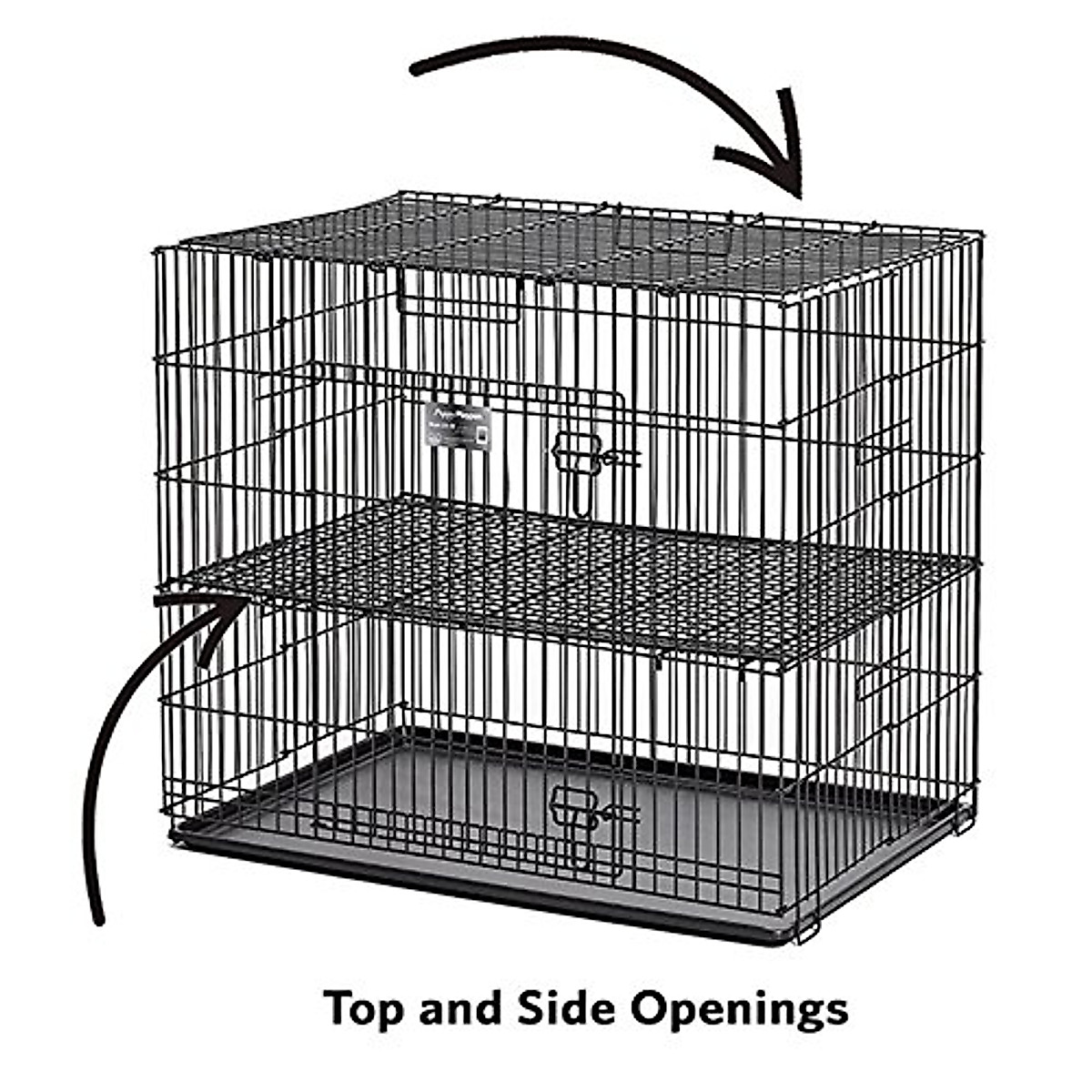 Midwest Homes Puppy Playpen Crate - 224-05 Grid & Pan Included