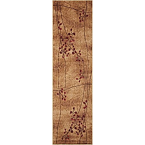 Nourison Somerset Rustic Latte 2'3" x 8' Area-Rug, Easy-Cleaning, Non Shedding, Bed Room, Living Room, Dining Room, Kitchen (2x8)