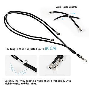 Shantime Gigaset GX6 Case + Universal Mobile Phone Lanyards, Neck/Crossbody Soft Strap Silicone TPU Cover Bumper Shell for Gigaset GX6 Pro (6.6”)