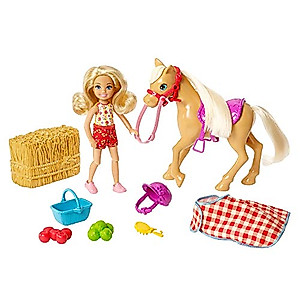 Barbie Club Chelsea Doll and Horse, GFF50