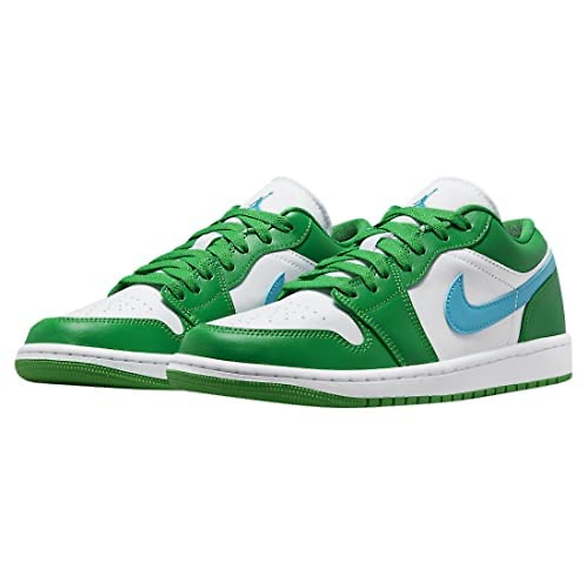 Jordan Air 1 Low Women Lucky Green/White/Aquatone DC0774 304 - Size 8w