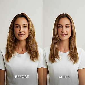 Kristin Ess 3-in-One Professional Titanium Hair Straightener, Curler and Beach Waver Combo for Women with Curly, Frizzy + Thick Hair - 1 1/4 Inch Dual Voltage Flat Iron + Travel Cap - 440 Degree Heat