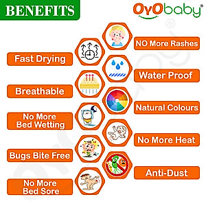 OYO BABY Waterproof Crib Sheet - 28" x 20" Maroon