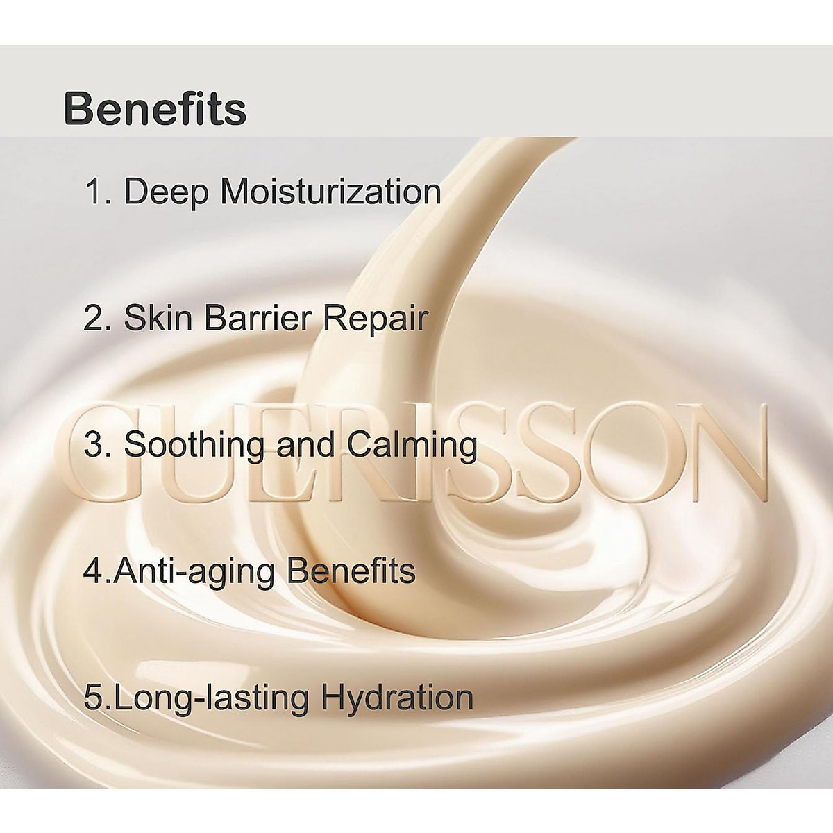 GUERISSON 9 Complex Cream 2.0 oz (70g), Long lasting Hydration, Moisturizing Cream, K Beauty Skin Care, Lifting Skincare, Horse Oil Rejuvenating, Skin Moisturizer, Moisturizing Face Cream