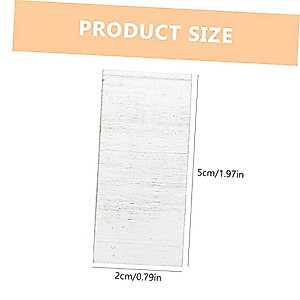 Mobestech 16pcs Fruit Battery Scientific Electrode Zinc Strip Zinc Anode Zinc Electrode Strip Anode for Zinc Electroplating Electrode Strips Electrode Strip Lab Experiment Supplies Aluminum