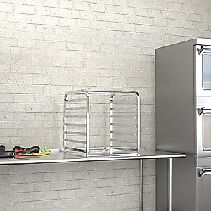 Krollen Industrial 7 Pan End Load Countertop Bun / Sheet Pan Rack - Unassembled