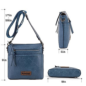 Montana West Crossbody Bag for Women Small Cross Body Bag Purses Lightweight Travel Side Purse Shoulder Purses with Guitar Strap MWC-216JN