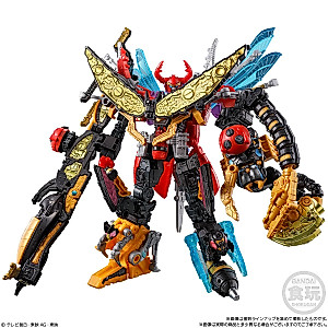 Bandai Shokugan Super Mini PLA Ohsama Sentai King-Ohger Shugod Gattai Series SP Legend King Ohger (Metallic Version) Set