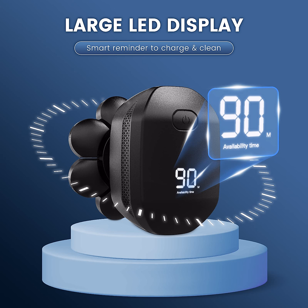 Mr.wintek 8D Head Shavers,Upgrade Head Shavers for Bald Men, Head Electric Razors with Nose Hair Trimmer, Waterproof Wet/Dry Mens Grooming Kit, Anti-Pinch, LED Display, USB Rechargeable (Black)