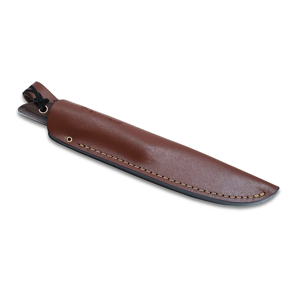Grohmann D.H. Russell Original Canadian Belt Knife #R1C - Handmade Carbon Steel Hunting Knife with Premium Leather Sheath - Made in Canada