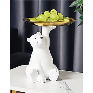 Key Tray for Entryway Table，Jewelry Tray，Cosmetic Storage Tray，Multi-Purpose Decorative Storage Tray for Bedroom and Living Room