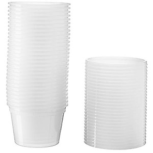 Basix [24 Count 16 Oz Combo] Disposable plastic Deli Food Storage Containers With Plastic Lids, Leakproof, Great For Meal Prep, Picnic, Take Out, traveling, Fruits, Snack, or Liquids