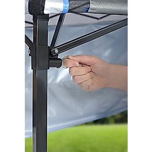 Quik Shade Go Hybrid 6' x 6' Sun Protection Pop-Up Compact and Lightweight 7' x 7' Base Slant Leg Backpack Canopy
