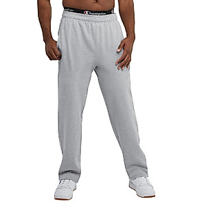 Champion Men's Sweatpants, Powerblend, Fleece, Open-Bottom Sweatpants (Reg. or Big & Tall)