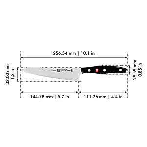 ZWILLING Twin Signature 5.5-inch Prep Knife, Razor-Sharp, Made in Company-Owned German Factory with Special Formula Steel perfected for almost 300 Years, Dishwasher Safe
