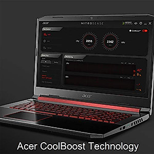 Acer Nitro 5 Gaming Laptop, 9th Gen Intel Core i7-9750H, NVIDIA GeForce RTX 2060, 15.6" Full HD IPS 144Hz Display, 16GB DDR4, 256GB NVMe SSD, Wi-Fi 6, Waves MaxxAudio, Backlit Keyboard, AN515-54-728C