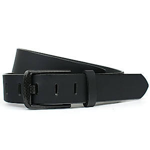Nickel Smart Carbon Fiber Wide Pin Black Belt - 44"