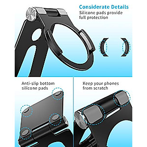 SUPERONE Stand for MagSafe Charger, Foldable Magsafe Charger Stand Aluminum Charging Dock Holder Cradle for iPhone 14 13 12 Pro/Max/Mini/Plus, [MagSafe Charger Not Included]