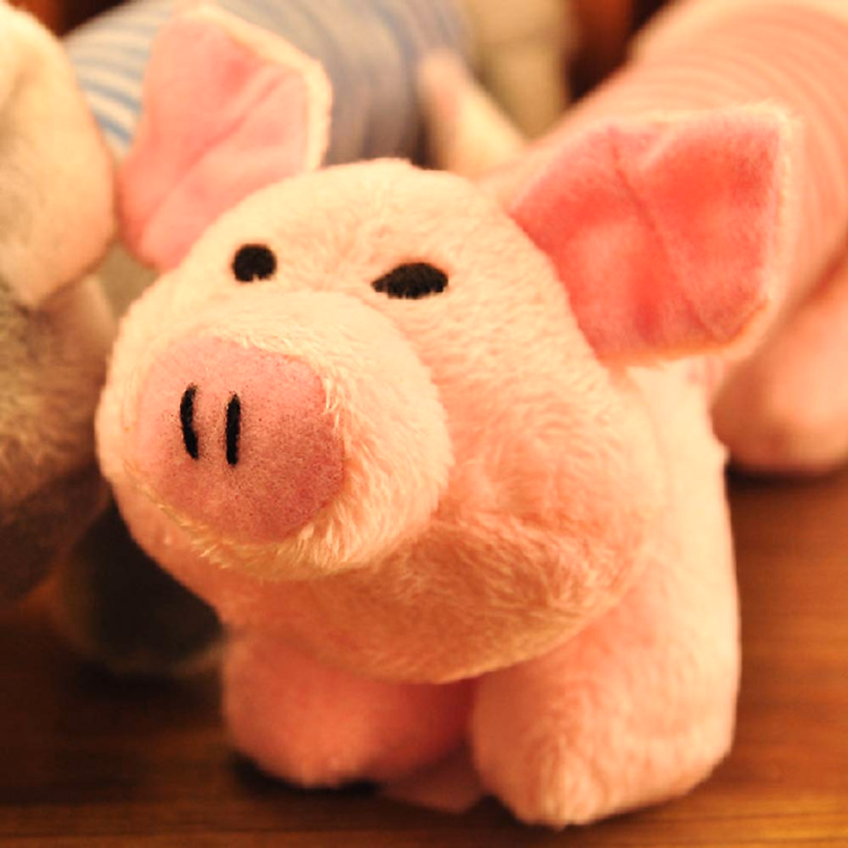 WYKsoku Pet Toys, Elephant Pig Duck Squeaky Squeaker Plush Chew Play Souud Toy for Pet Puppy Dog - Elephant