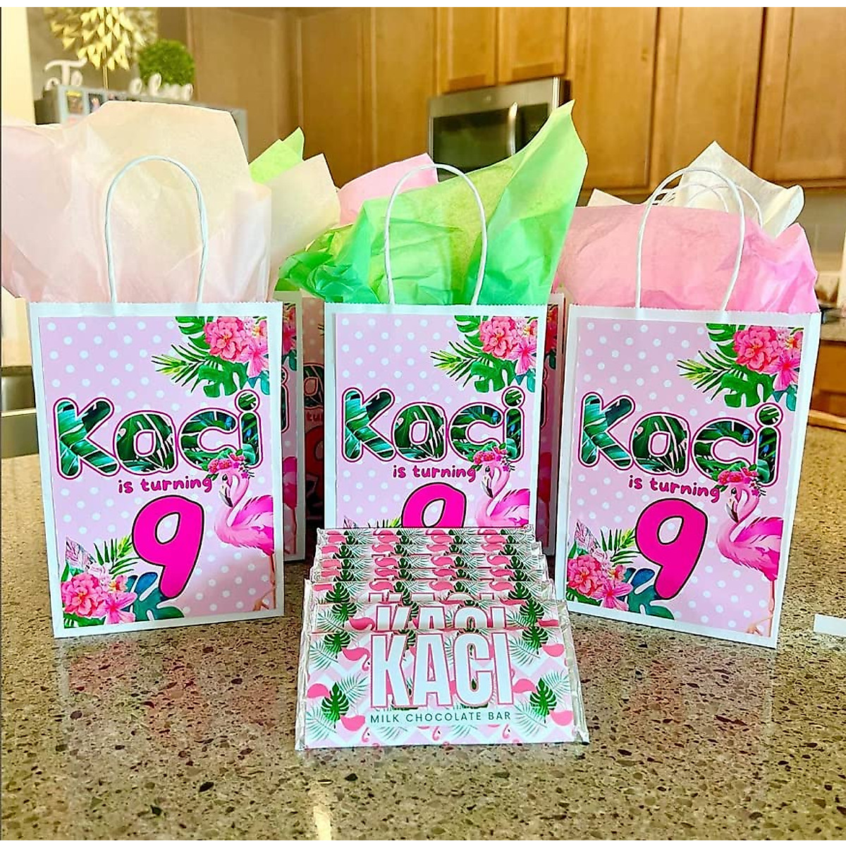 TOWRAP White Gift Bags 100Pcs 8x4.25x10.5 Inch Paper Bags with Handles Bulk,Party Bags, Shopping Bags,Retail Bags,Merchandise Bags,Favor Bags,Business Bags