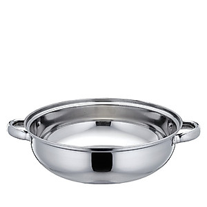Nadalan Small Stainless Steel Hot Pot Light Cookware Shabu 11in Shabu