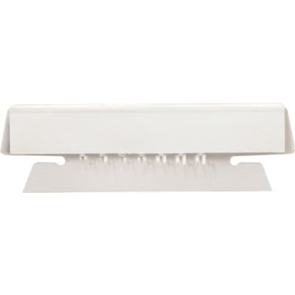 1InTheOffice Clear Hanging Folder Tabs, and Inserts 3-1/2" x 5/8", 100/Pack (3 1/2")