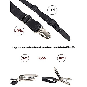 comeondear Lace Garter Belt for Women, High-Waisted Plus Size Garter Belts Set with Black Fishnets Thigh High Stockings and 6 Metal Clip Elastic Suspenders Black M-L