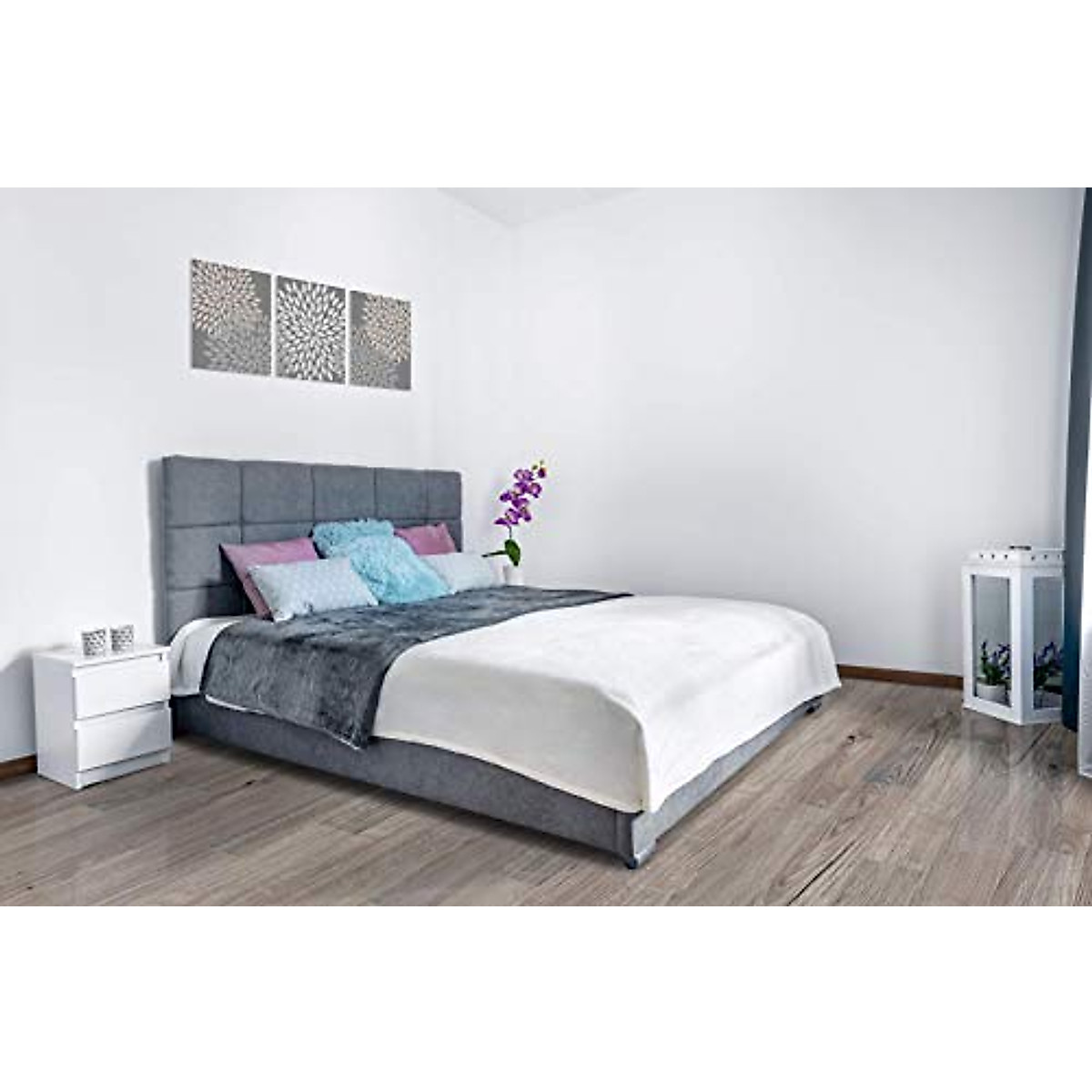 LUCiDA SURFACES Luxury Vinyl Floor Tiles-Peel & Stick Adhesive Flooring for DIY Installation-5 Sample Wood-Look Planks-6 inch x 12 inch