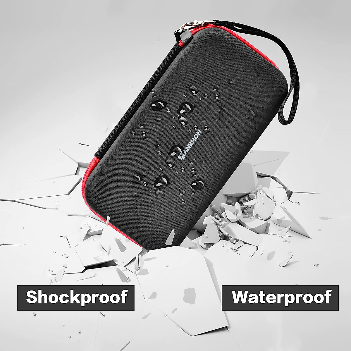 ANKHOH Case Compatible with BIUBLE/for BUTURE/for Povasee/for DBPOWER Car Battery Starter, Car Auto Jump Starters Power Pack Carrying Box, Portable Batteries Jumper Powers Bank Storage (Bag Only)