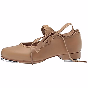Bloch Girls Annie Tyette Dance Shoe, Brown Tan, 5 Toddler