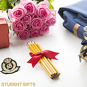 Sikao Pencils #2 Wood Pencils Bulk for Classroom, Wooden Pencils, Number 2 Pencils, No 2 Pencils with Erasers, Yellow HB Pencil for Kids Sketching Drawing School Teacher Supplies (Pack of 100)