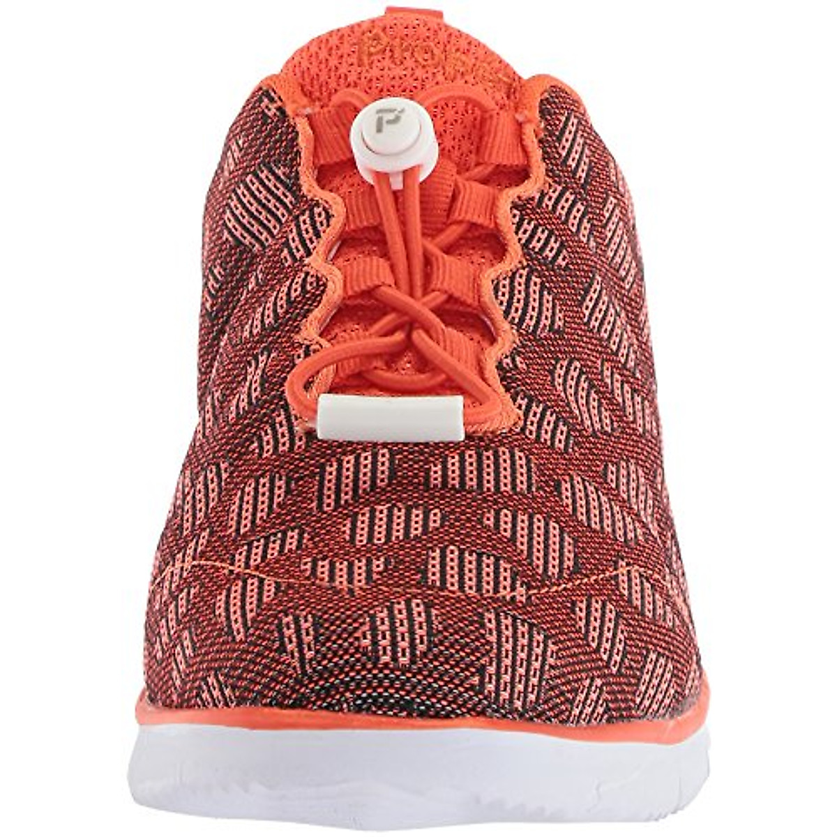 Propét Women's TravelFit Sneaker, Orange, 6.5 2E US