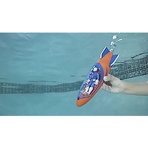WAHU Aqua Rocket Green/Blue Water & Pool Toy - Glides Up to 30' Underwater - Ages 5 and Up