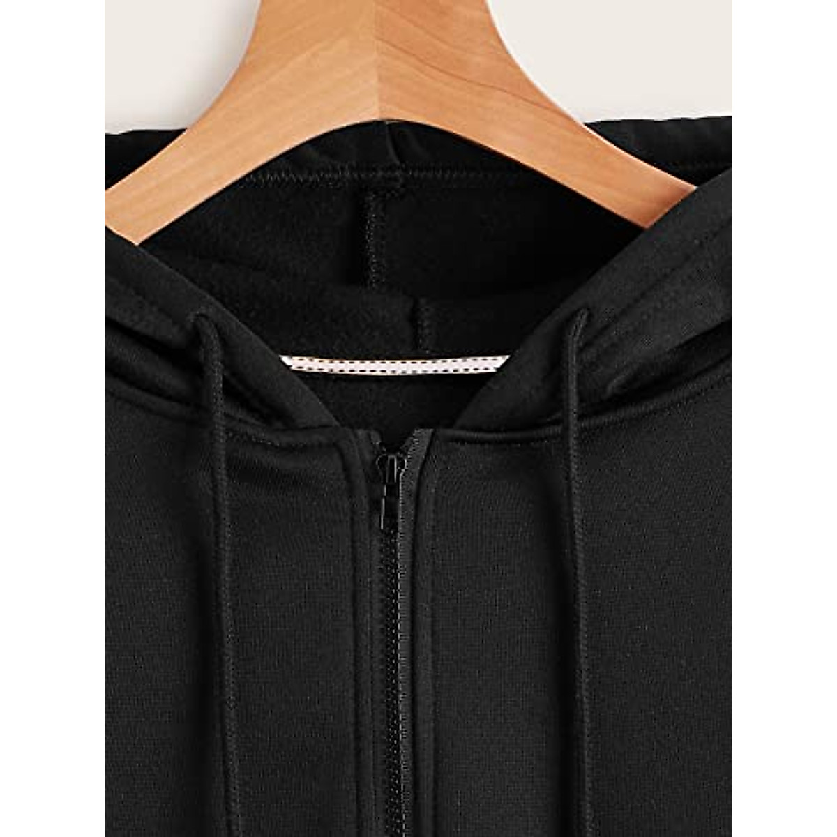 WDIRARA Women's Skeleton Print Drawstring Thermal Lined Hoodie Drop Shoulder Pocket Sweatshirt Black Letter and Butterfly Print XL