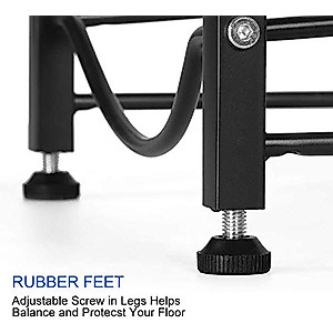 Water Cooler Jug Rack, 4-Tier Heavy Duty Water Bottle Holder Storage Rack for 5 Gallon Water Dispenser, 5 Gallon Water bottle Holder, 5 Gallon Water Jug Holder