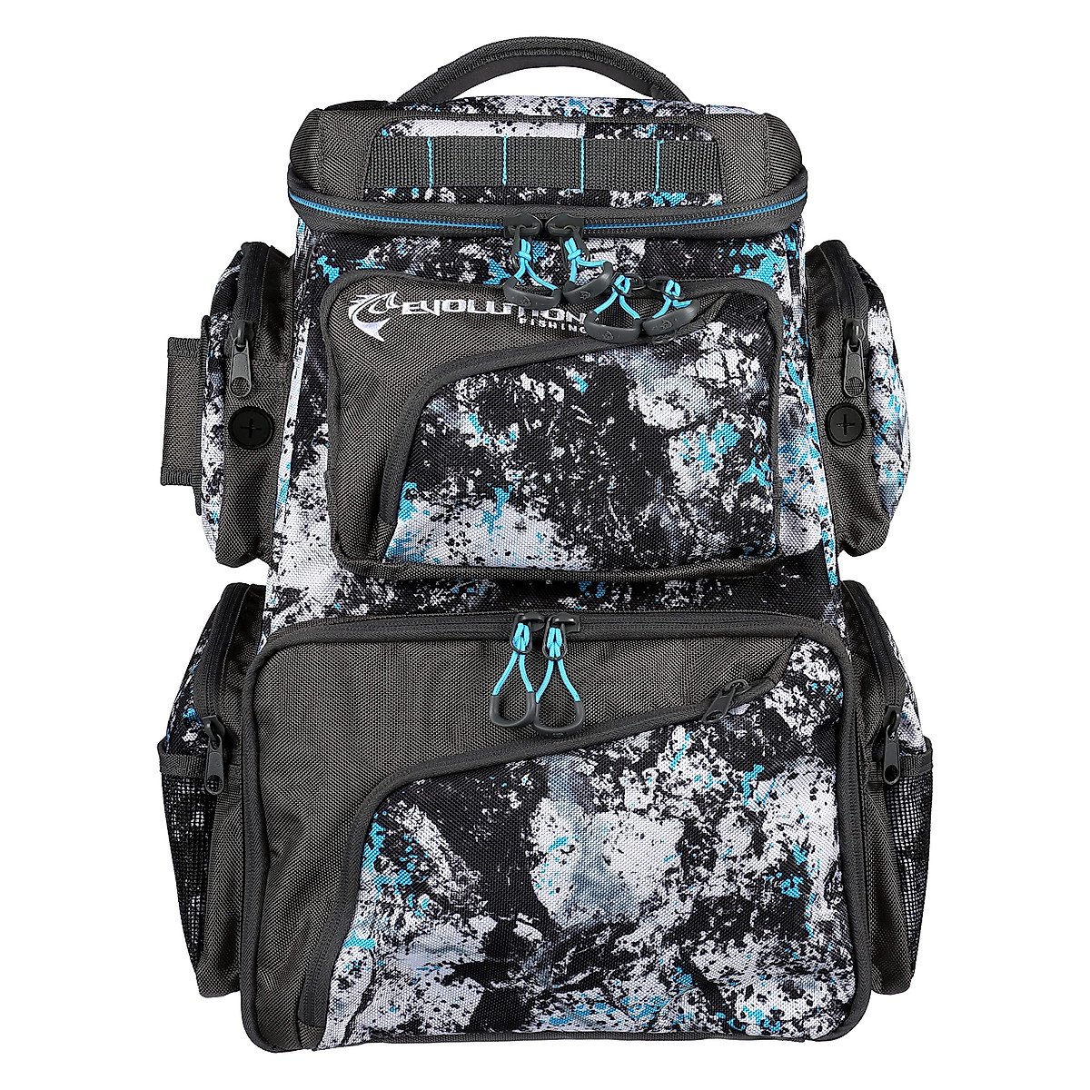 Evolution Outdoors 34010-EV: Largemouth 3600 Tackle Backpack - Quartz Blue