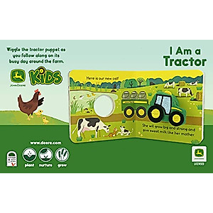 I Am a Tractor - John Deere Finger Puppet Book for Babies and Toddlers (Finger Puppet Book - John Deere)