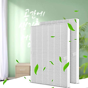 DEKIRU Compatible with Winix Air Purifier Filter 2 True HEPA Filters Plus 10 Carbon Filters Replacement A 115115 for Winix PlasmaWave Air Cleaner Purifier Filter 5300 5500 6300 5300-2 6300-2 P300 C535