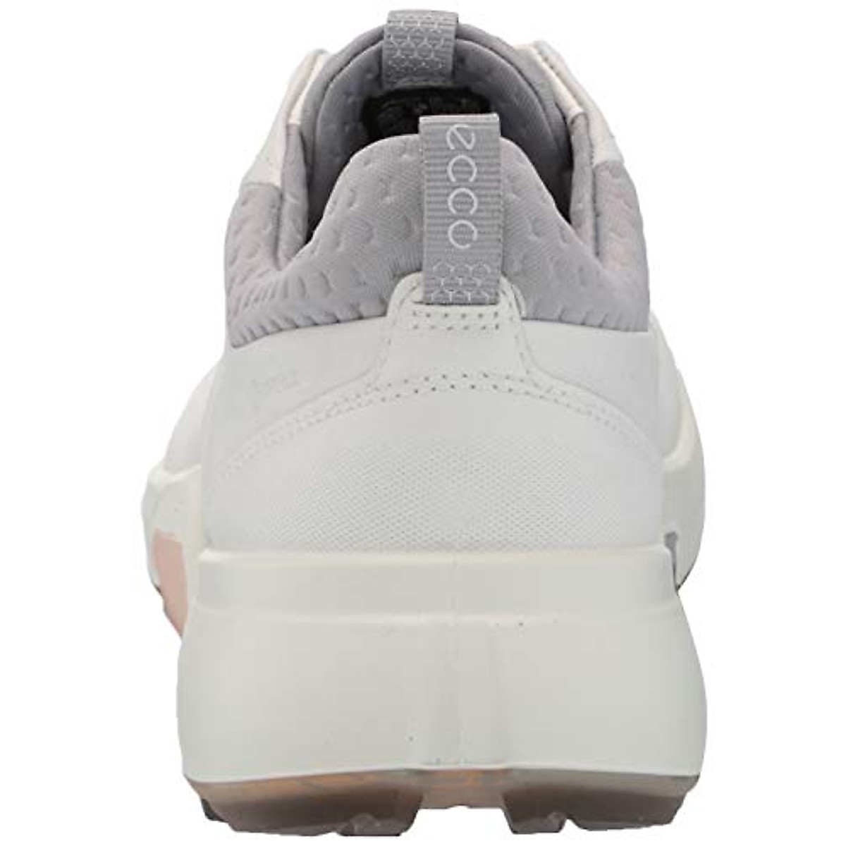 ECCO Women's Biom Hybrid 4 Gore-TEX Waterproof Golf Shoe, White/Silver Grey, 6-6.5