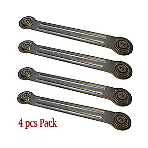 Patio Glider Replacement Bearing Bracket Rocker Arm Hardware Repair Kit for Outdoor and Indoor Furniture Adirondack Chair - 9" Length - 4 Pack