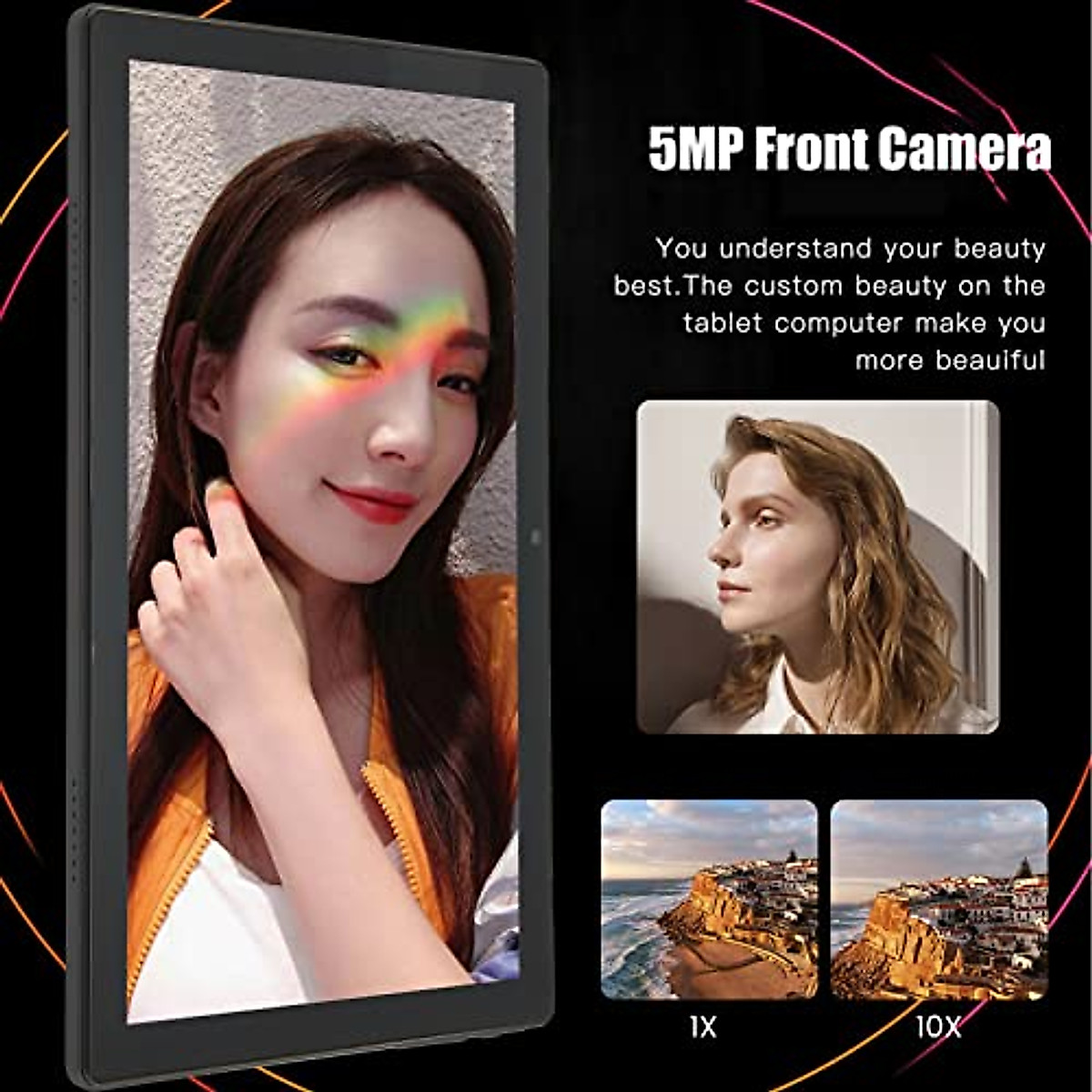 Kufoo 10 Inch Tablet 8 Core Tablet Front 5MP Rear 8MP US Plug 100-240V for 11 (US Plug)